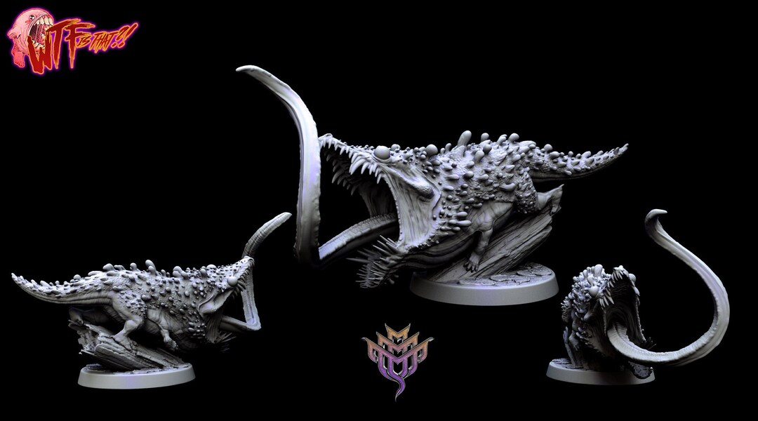 D&D Abyssal Horror RPG Model Big Mouth Alli by Mini Monster Mayhem - Etsy