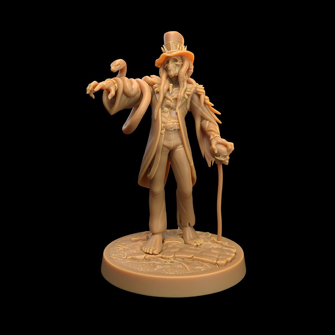 D&D Voodoo Skeleton Charmer RPG Model Voodoo Man by Dragon - Etsy
