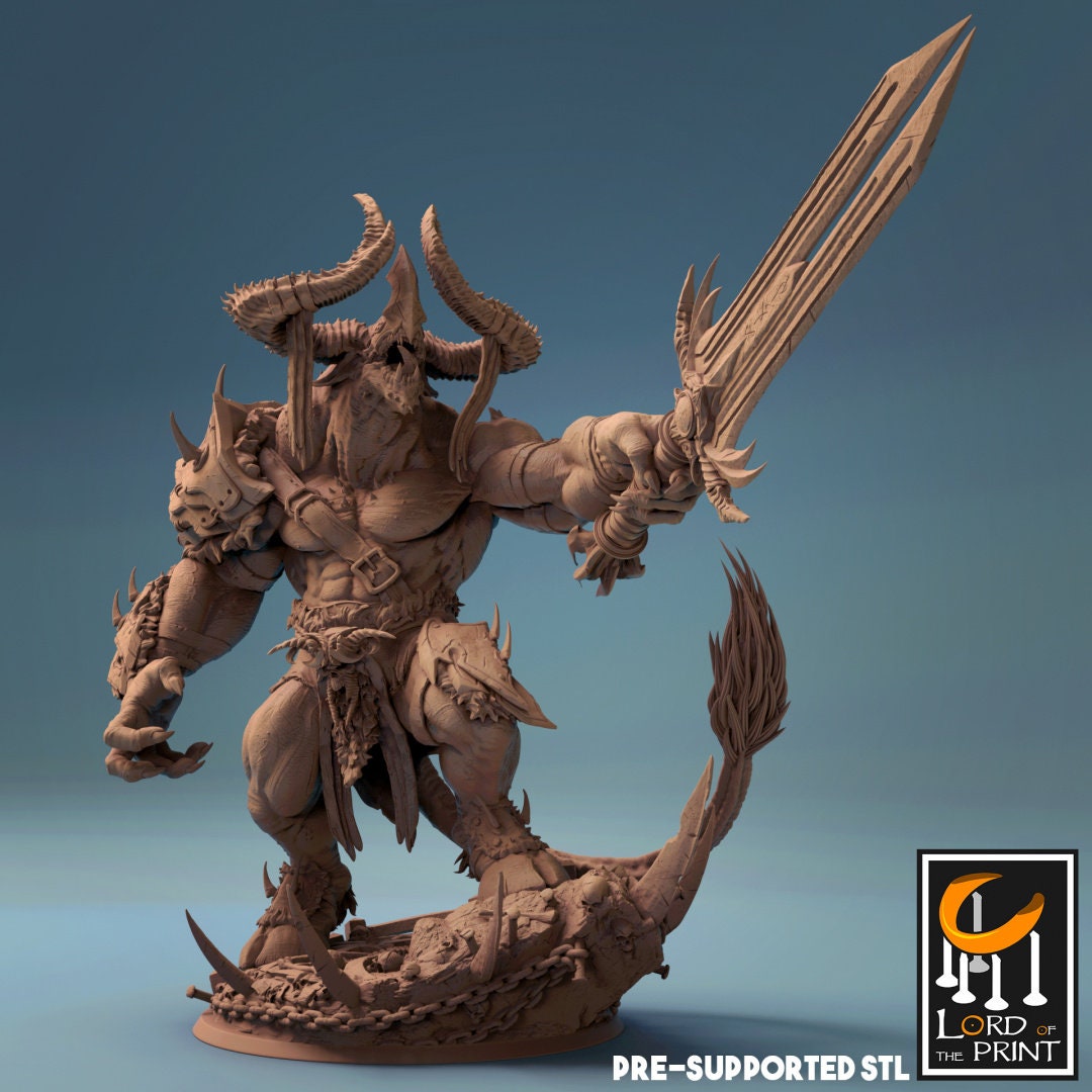 D&D Devil / Demon RPG Model Disciple of War by Lord of the - Etsy