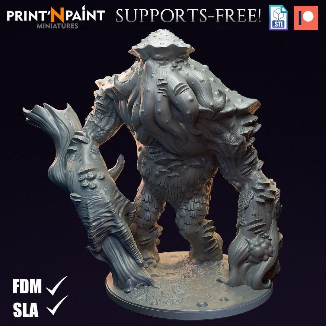 D&D Fungus Behemoth | RPG Model | by Print'n Paint - Etsy