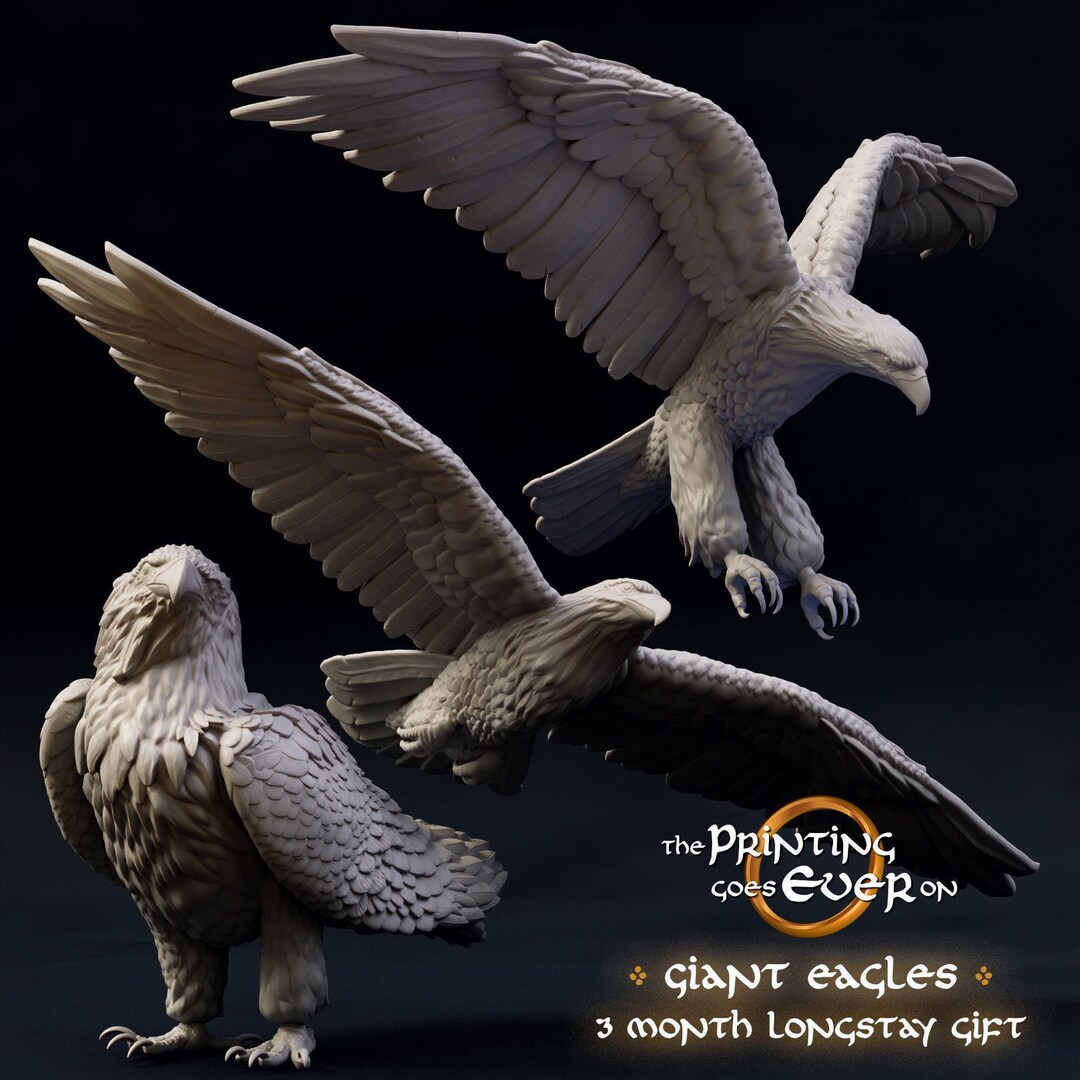 D&D Giant Bald Eagle | RPG Model | Giant Eagles by the Printing Goes ...