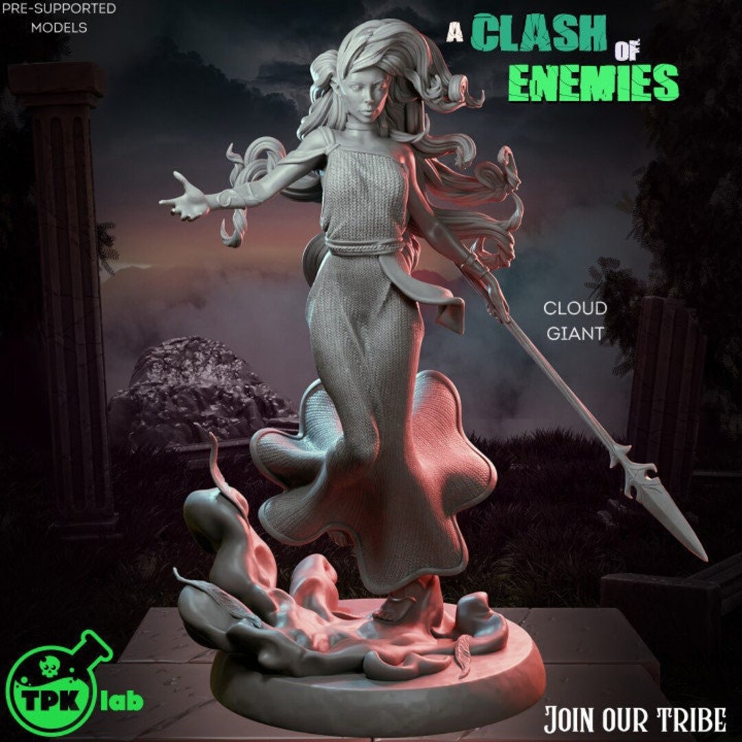 D&D Cloud Giant RPG Model by TPK LAB - Etsy