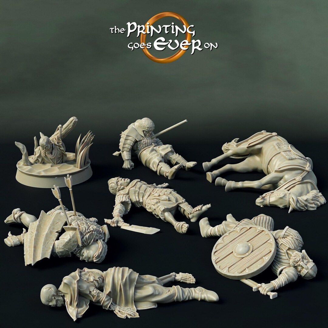 D&D Corpses Scenery | RPG Model | Corpses by the Printing Goes Ever On ...