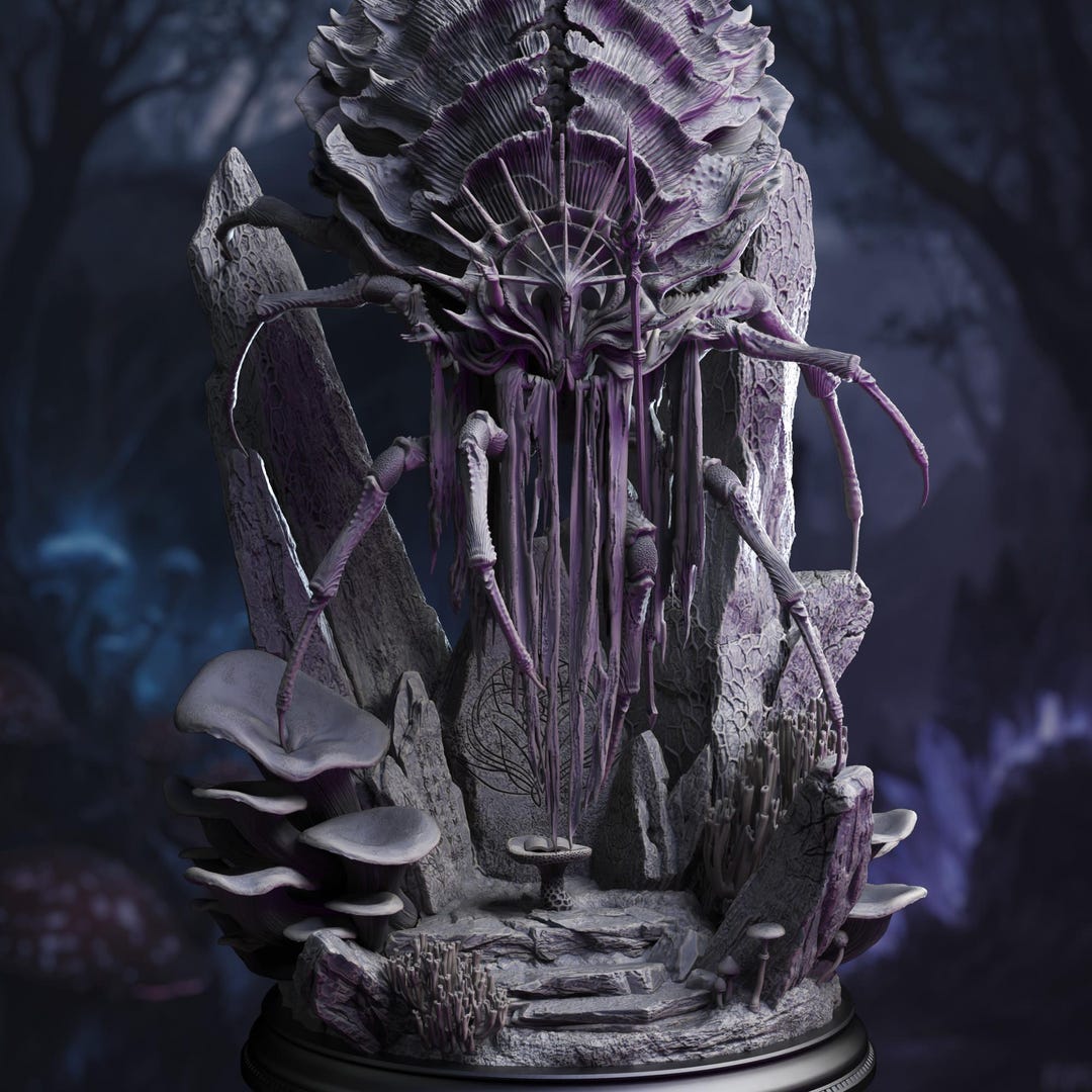 D&D Spider Goddess Lolth / Drider Chaos Witch | RPG Model | Vaezirak ...