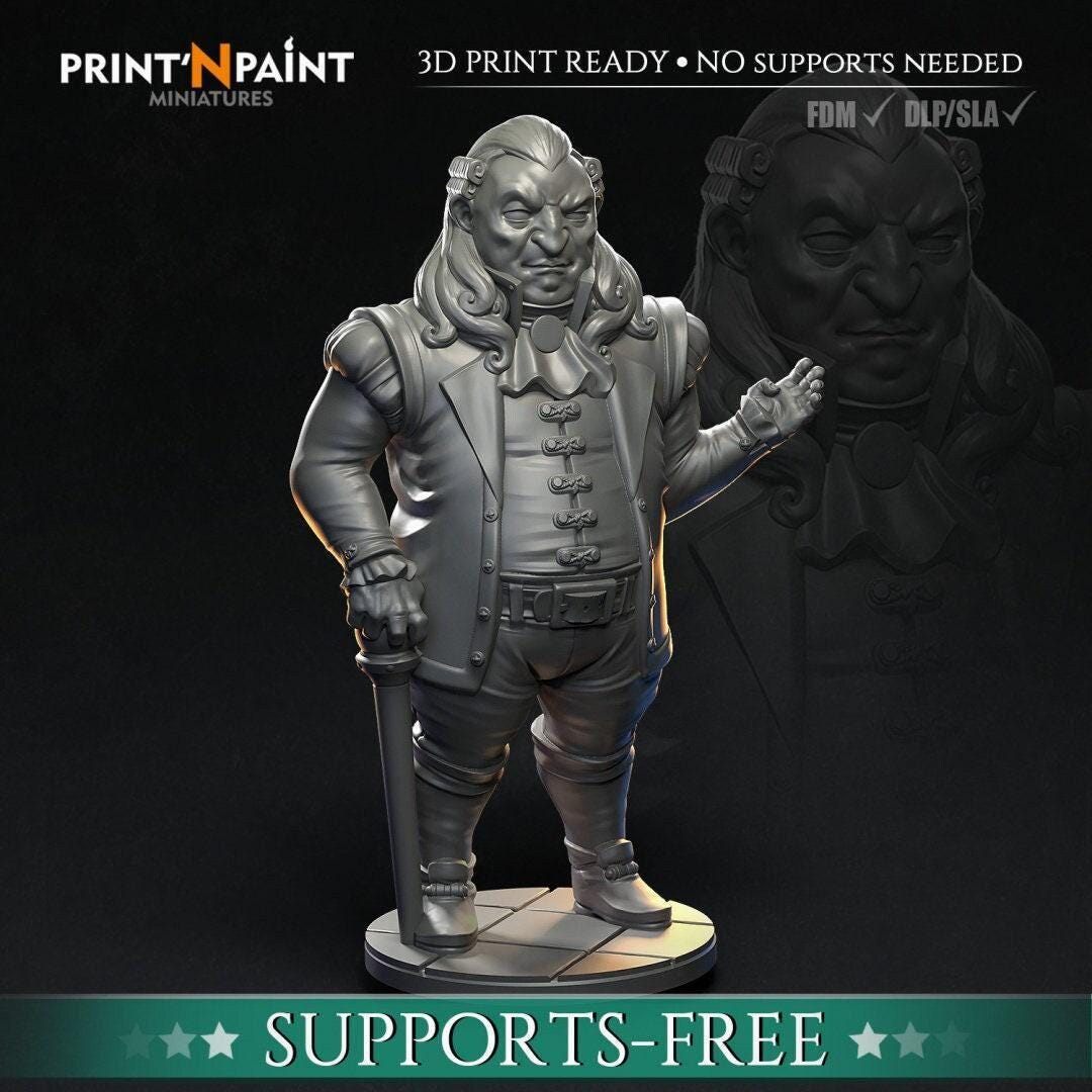 D&D Corrupt Human Noble | RPG Model | Human Noble | by Print'n Paint - Etsy