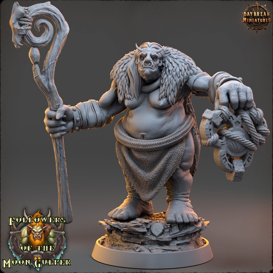 D&D Orc Arcane Druid RPG Model Grook Moon Gulper Doublecrazzt by ...