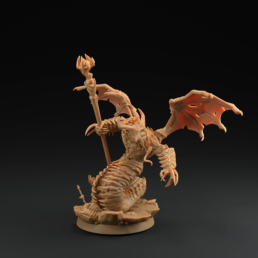 D&D Eldritch Champion With Rod RPG Model Abyssal Fiendbloods With ...