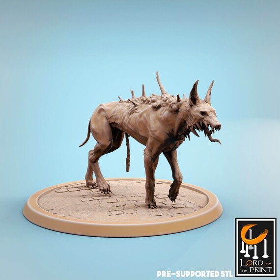 D&D Zombie Hound Pet RPG Model Corrupted Dogs by Lord of - Etsy