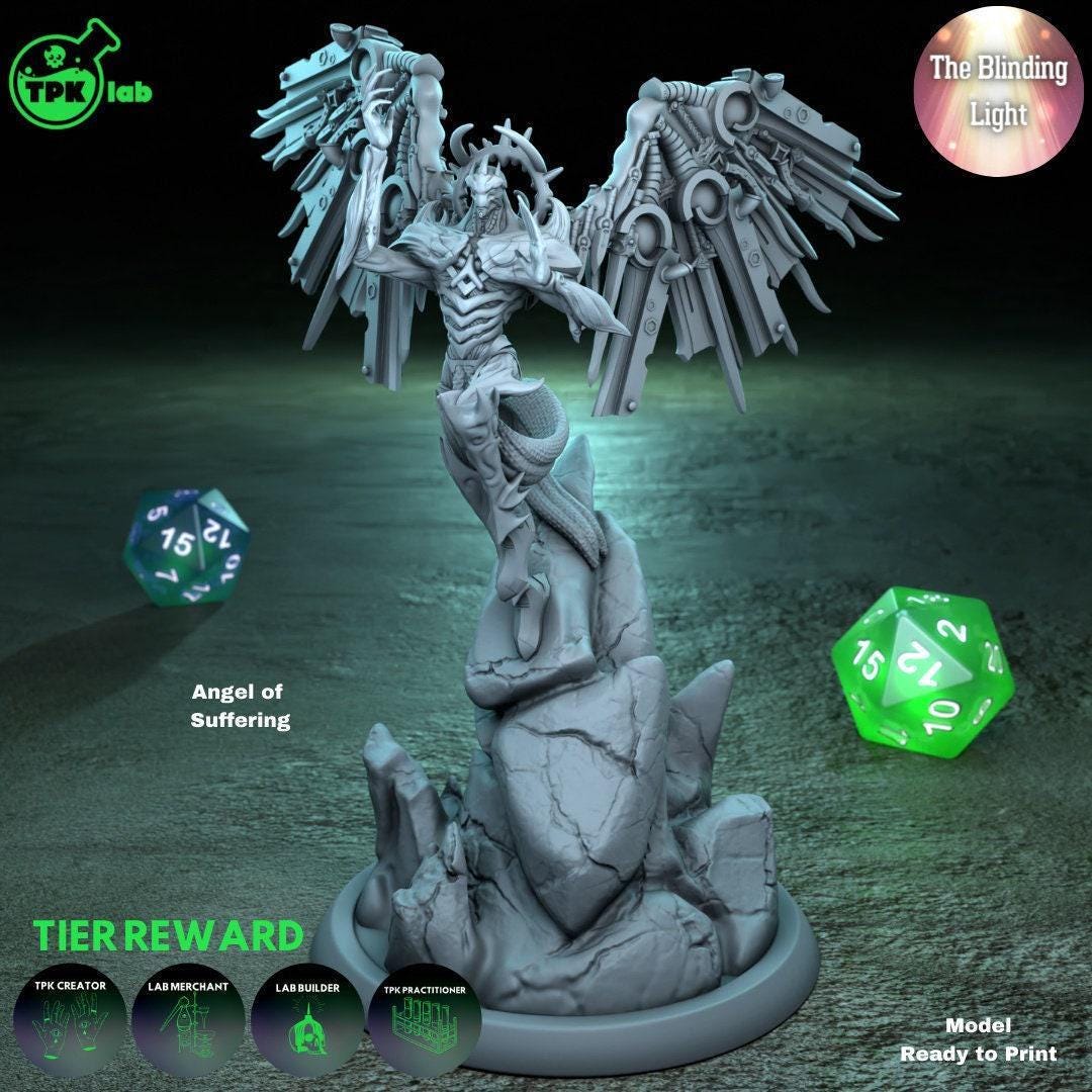 D&D Angel of Suffering | RPG Model | Angel of Suffering by TPK LAB - Etsy