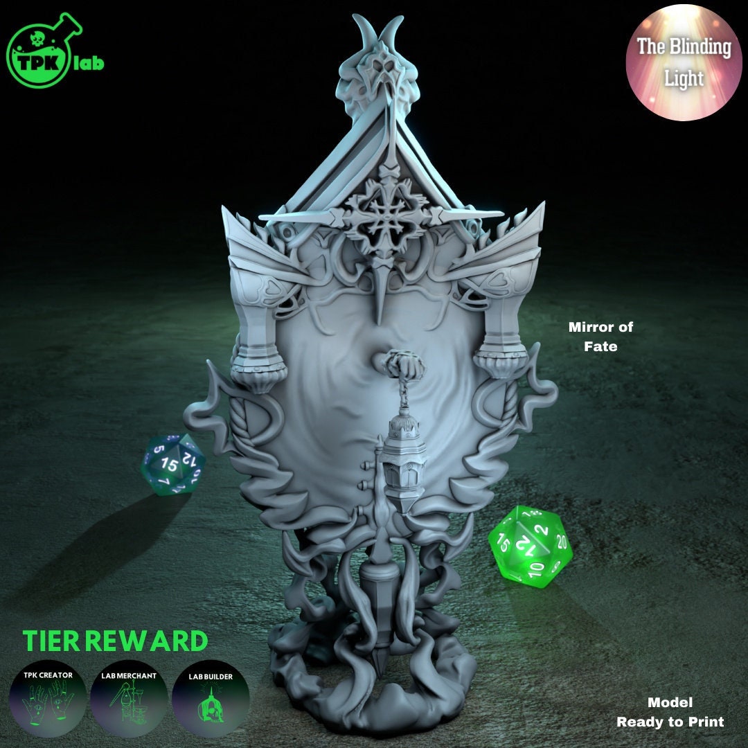 D&D Mirror of Fate RPG Model Mirror of Fate by TPK LAB - Etsy