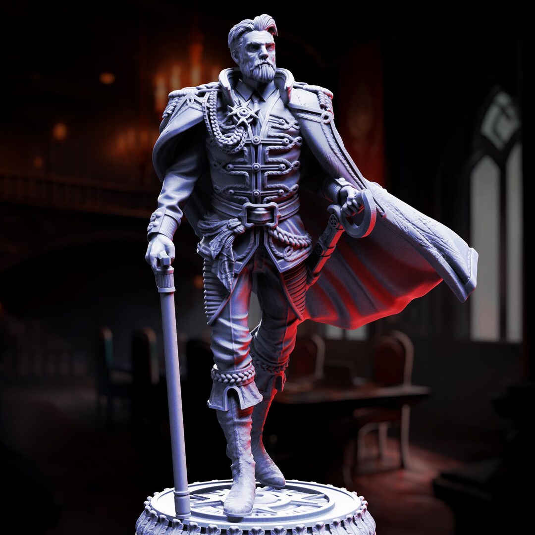 D&D Noble Military General Fighter | RPG Model | Benoit Blood-eyes ...