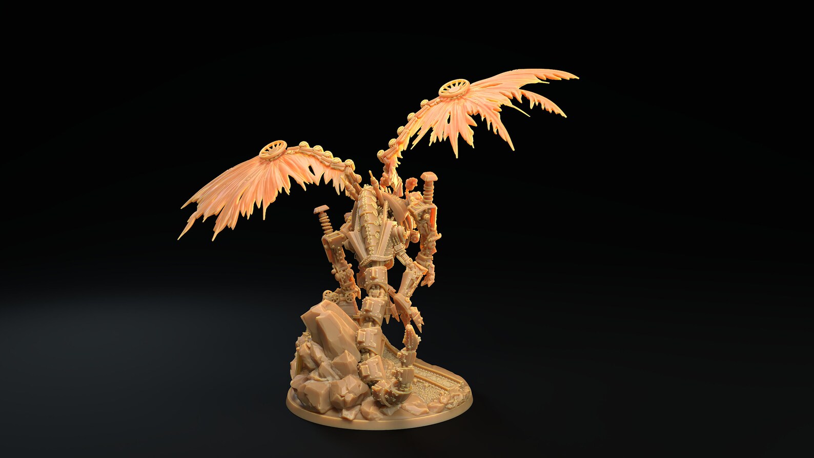 D&D Warforged / Clockwork Dragon RPG Model Train Dragon by | Etsy