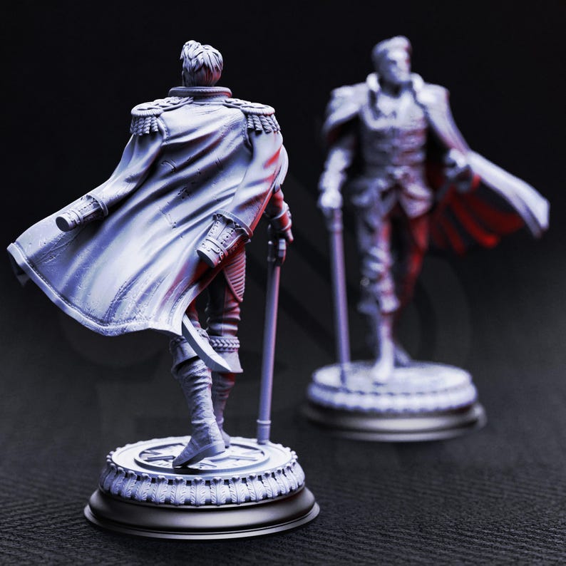 D&D Noble Military General Fighter | RPG Model | Benoit Blood-eyes ...