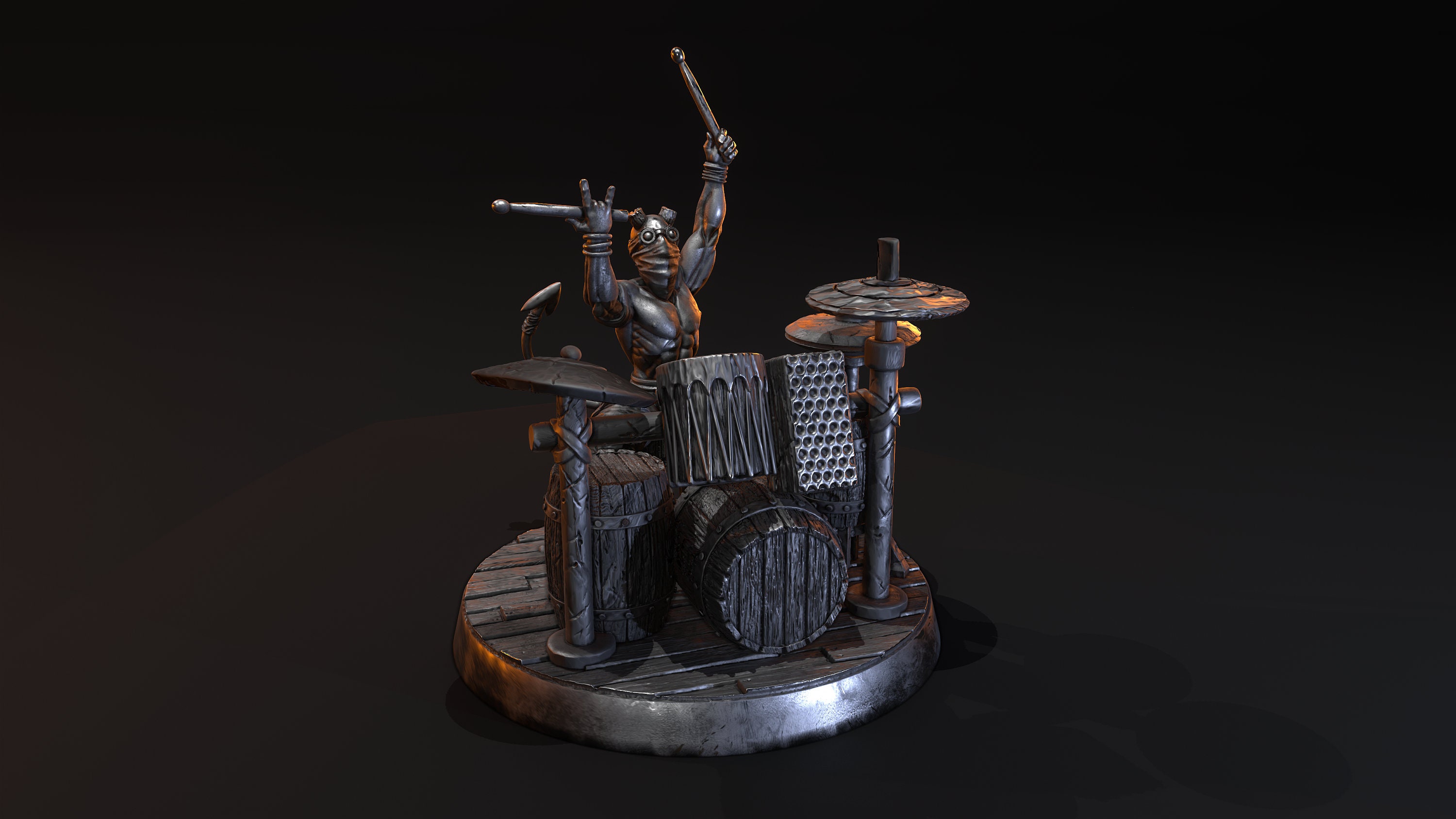 D&D Devil Bard Band Pack RPG Model Unicorn Meat Pie by | Etsy