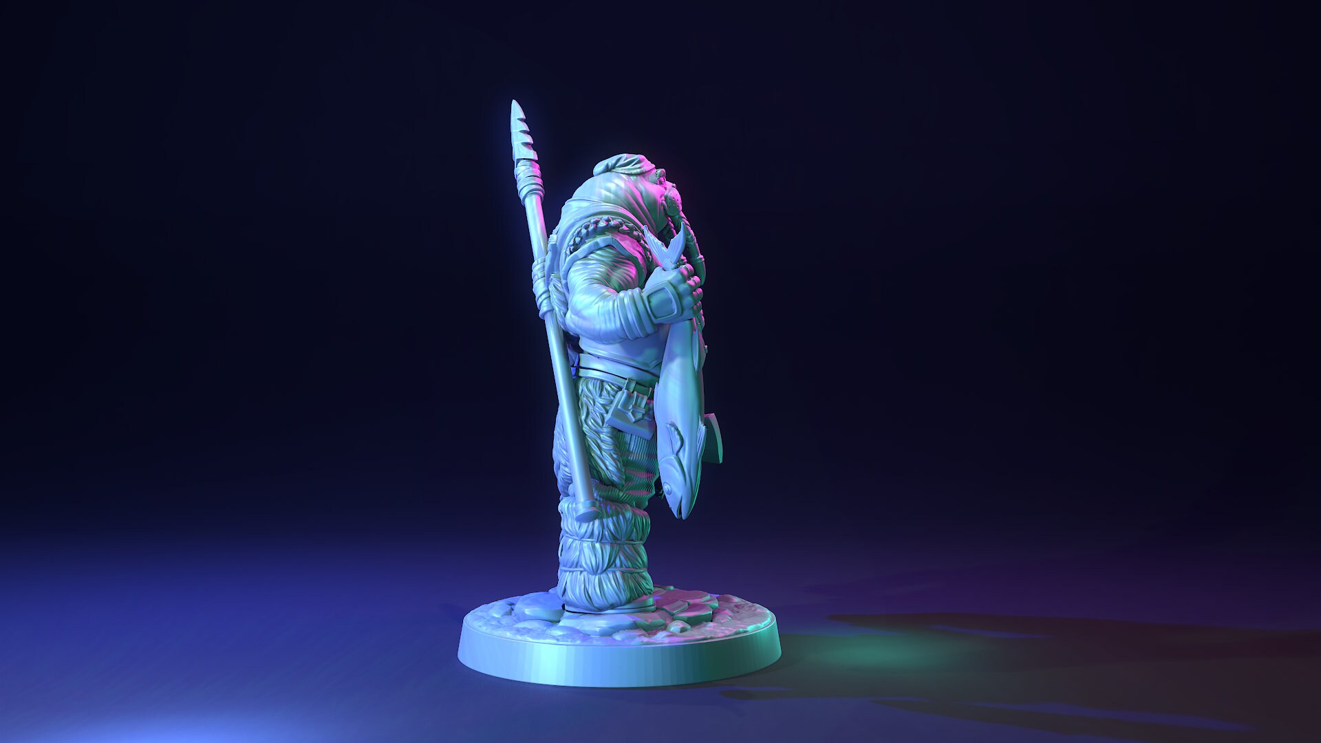 D&D Walrus / Humanoid RPG Model Walrus Man by Dragon - Etsy