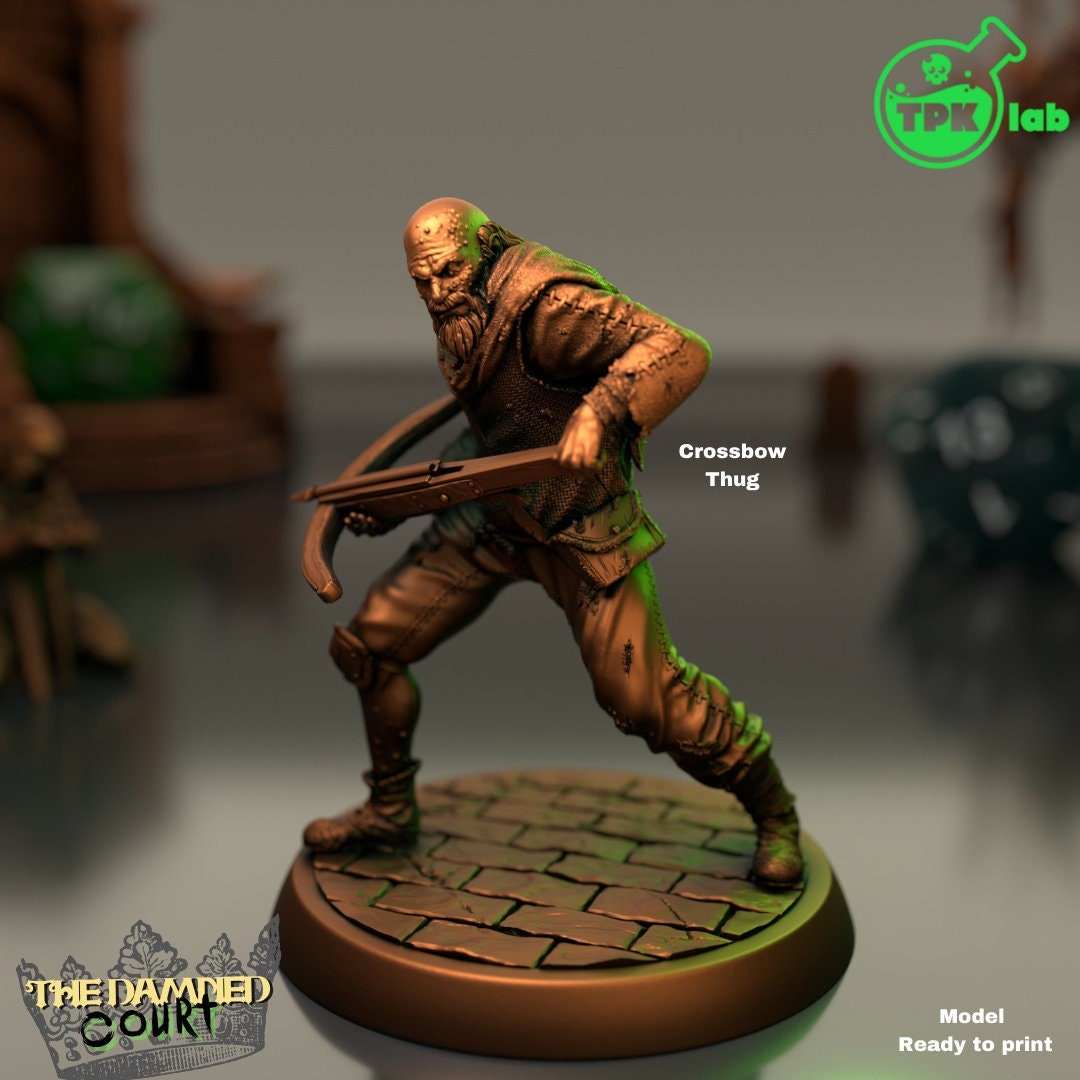 D&D Grizzled Ranger / Assassin RPG Model by TPK LAB - Etsy