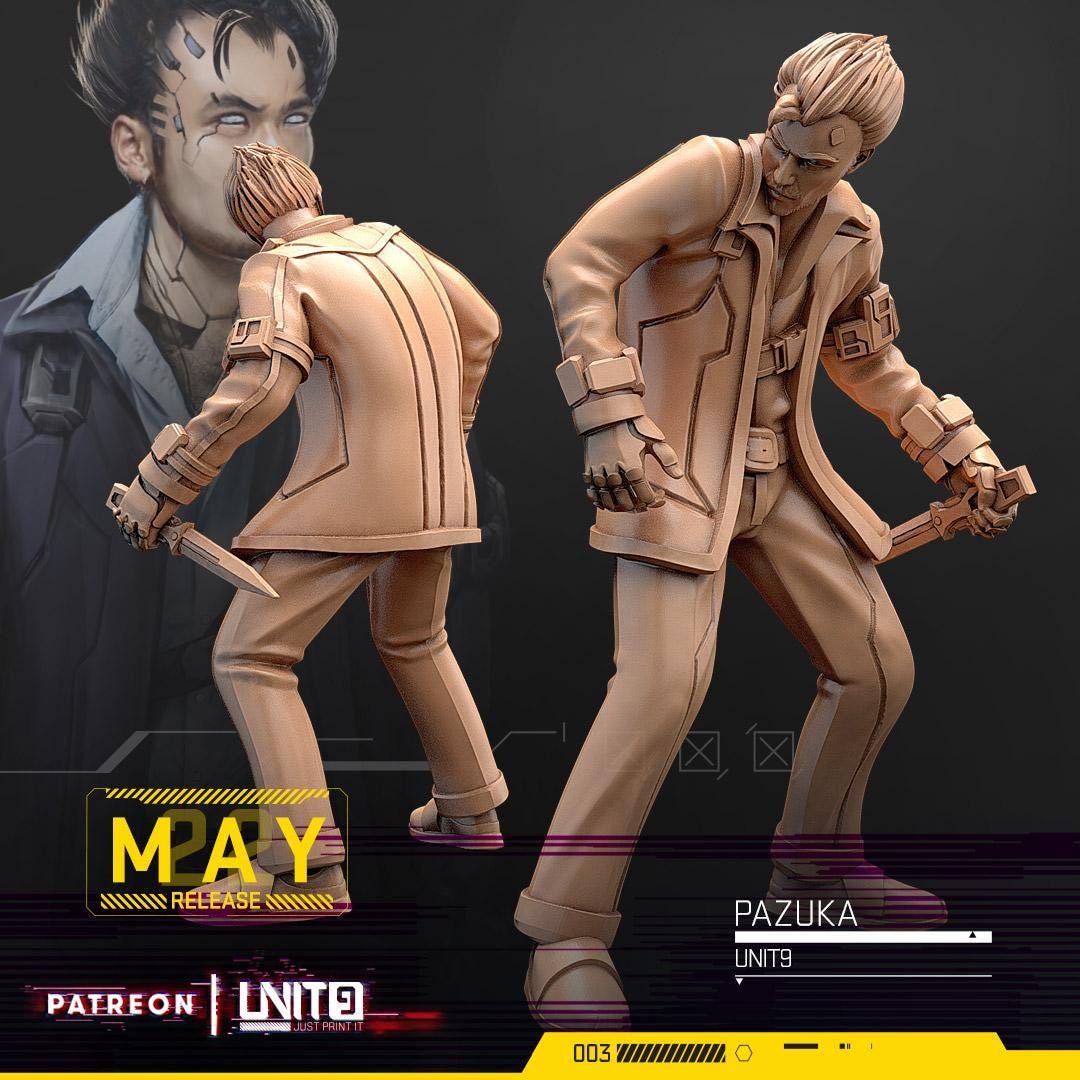 Cyberpunk Japanese Street Yakuza Punk | RPG Model | Pazuka by Unit9 - Etsy