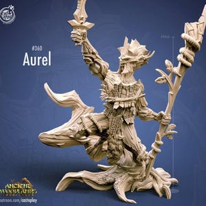 D&D Tree Person Warrior | RPG Model | Aurel | by Cast N Play - Etsy