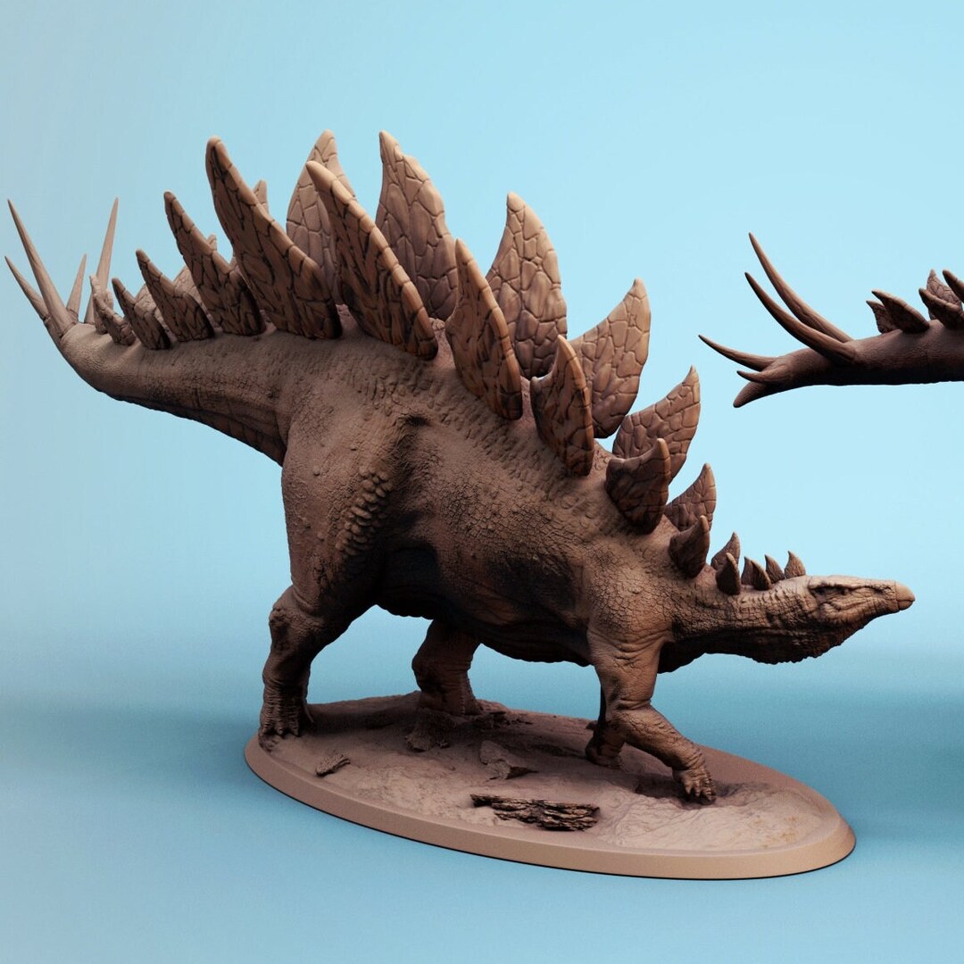 D&D Stegosaurus Dinosaur RPG Model Stegosaurus by Rescale Miniatures - Etsy