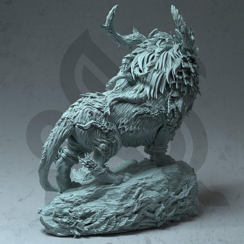 D&D Fey Lion | RPG Model | Torgothrin - Lord of the Fey | by DM Stash ...