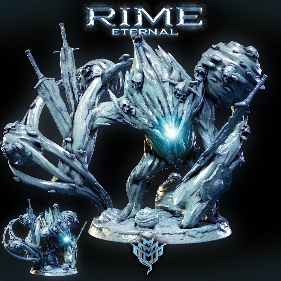 D&D Undead Ice Elemental RPG Model Glacier Behemoth by Mini Monster ...