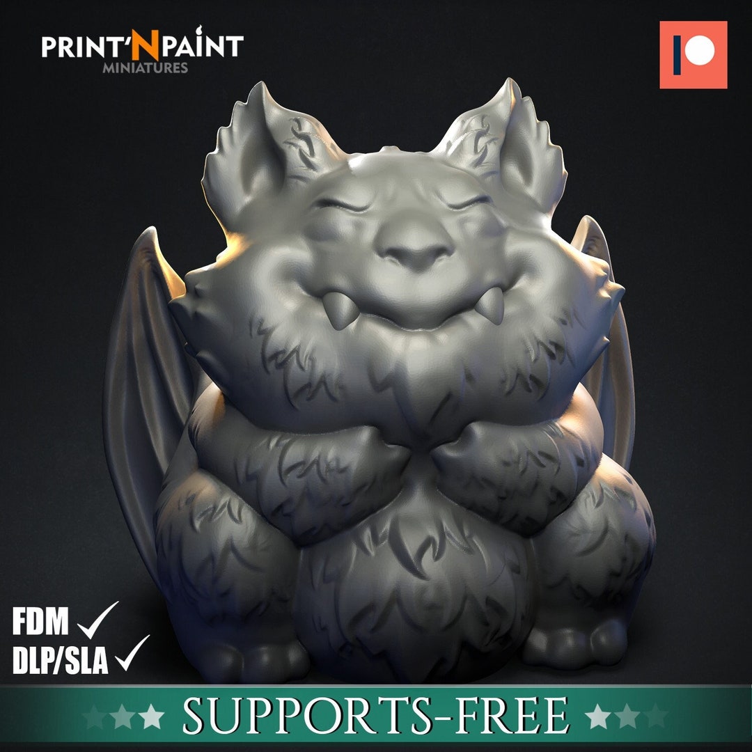 D&D Devil Bear Familiar RPG Model Devil Bear Familiar by Print'n Paint ...