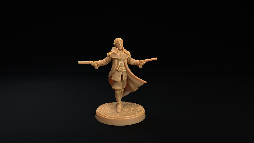D&D Elf Gunslinger / Rogue RPG Model Astral Elf Shooter by - Etsy Australia