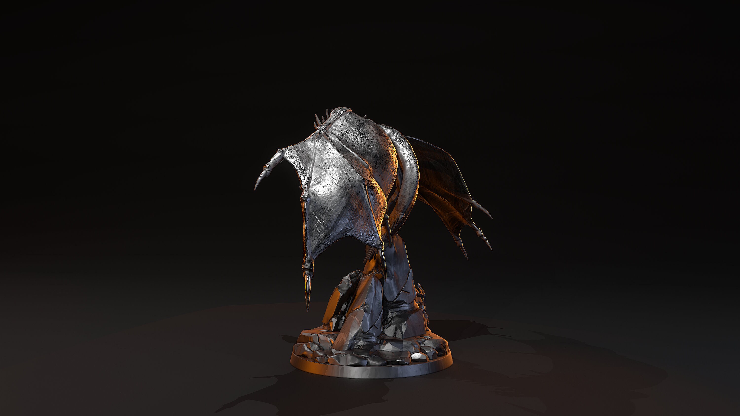 D&D Bat / Cloaker RPG Model Wasteland Bats by Dragon | Etsy