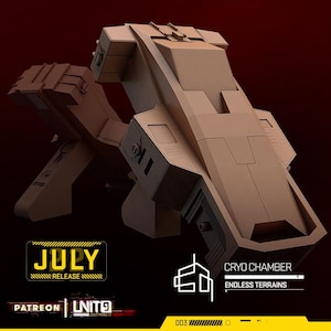 Cyberpunk Terrain - Cryotank/ Cryo Chamber | RPG Model | CRYO CHAMBER ...