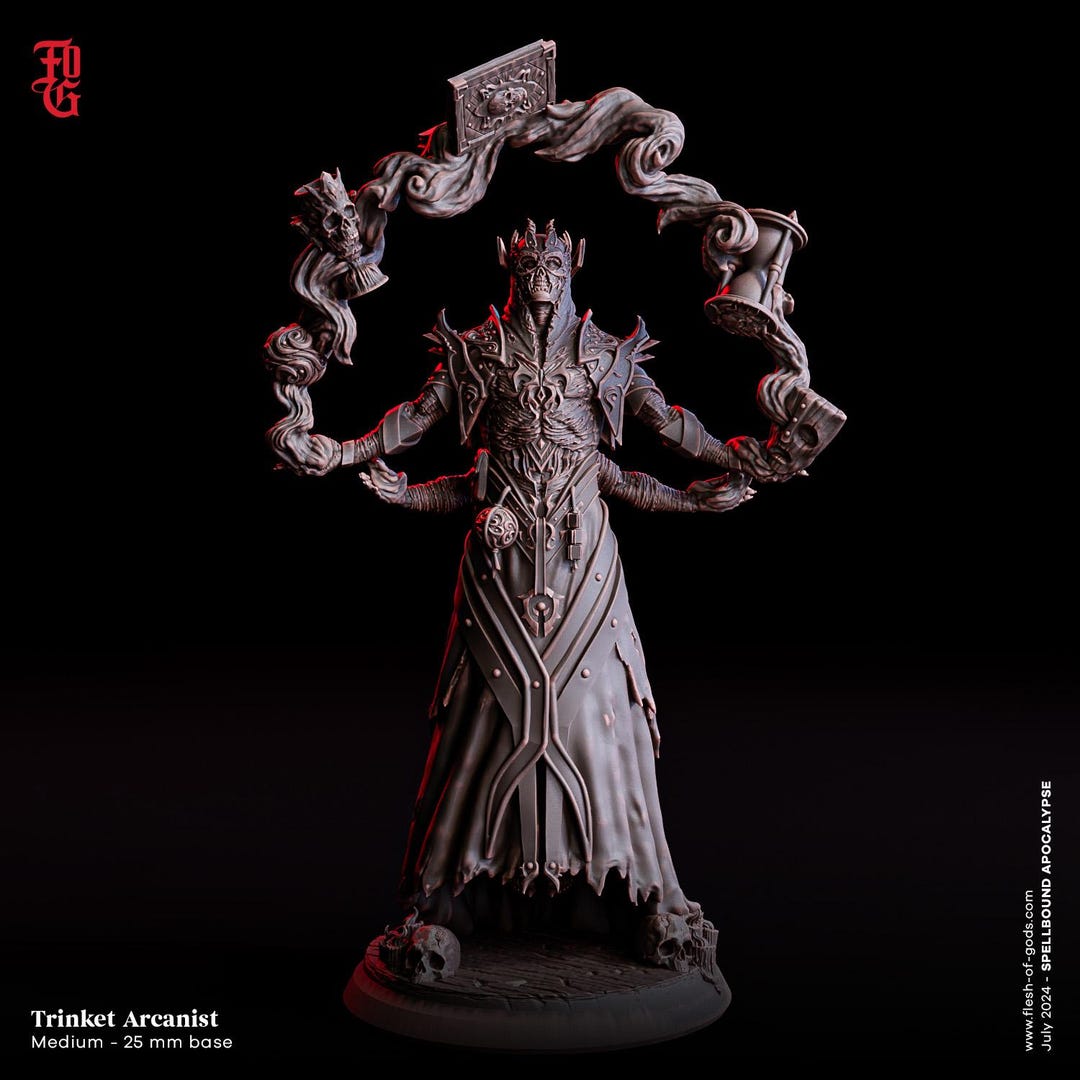D&D Trinket Arcane Wizard RPG Model Trinket Arcanist by Flesh of Gods ...
