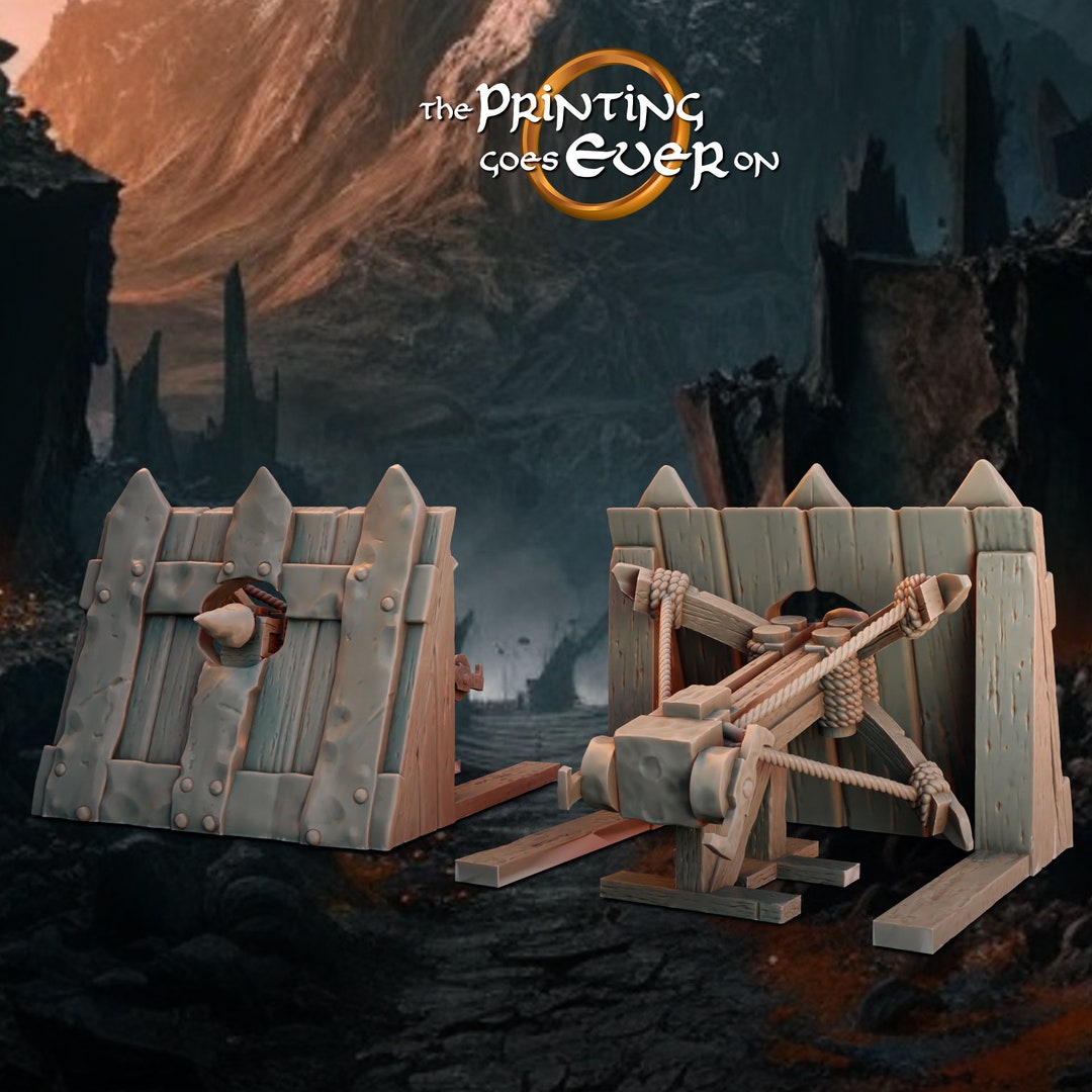 D&D Siege Crossbow Scenery RPG Model Orc Siege Crossbow by the Printing ...