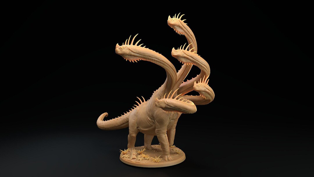 D&D Brontosaurus Hydra | RPG Model | Hydrasaurus by Dragon Trappers ...