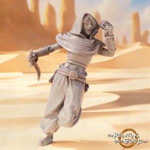 D&D Female Desert Royalty RPG Model Easterner Princess by the Printing ...