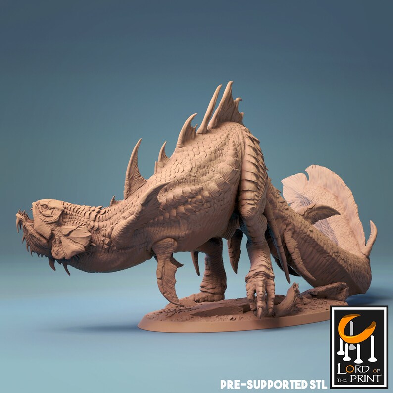 D&D Sea Monster RPG Model Depthwalker by Lord of the Print | Etsy