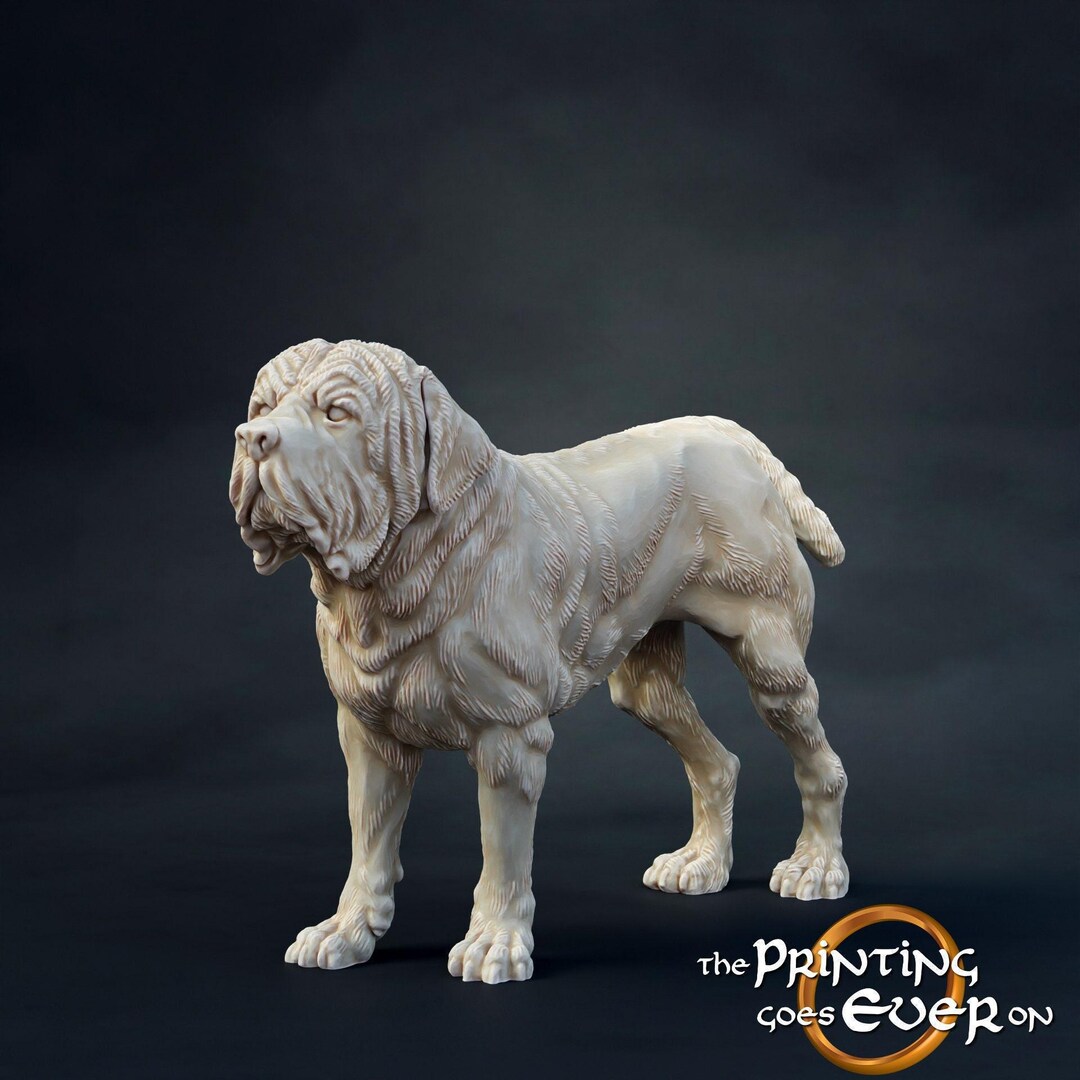 D&D Mastiff Dog Pet | RPG Model | Watch Dog | by the Printing Goes Ever ...