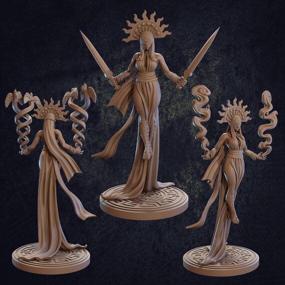 D&D Levitating High Priestess RPG Model Delphine the - Etsy