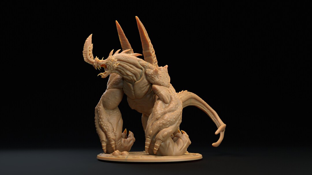 D&D Electric Kaiju RPG Model Inazu by Dragon Trappers Lodge - Etsy