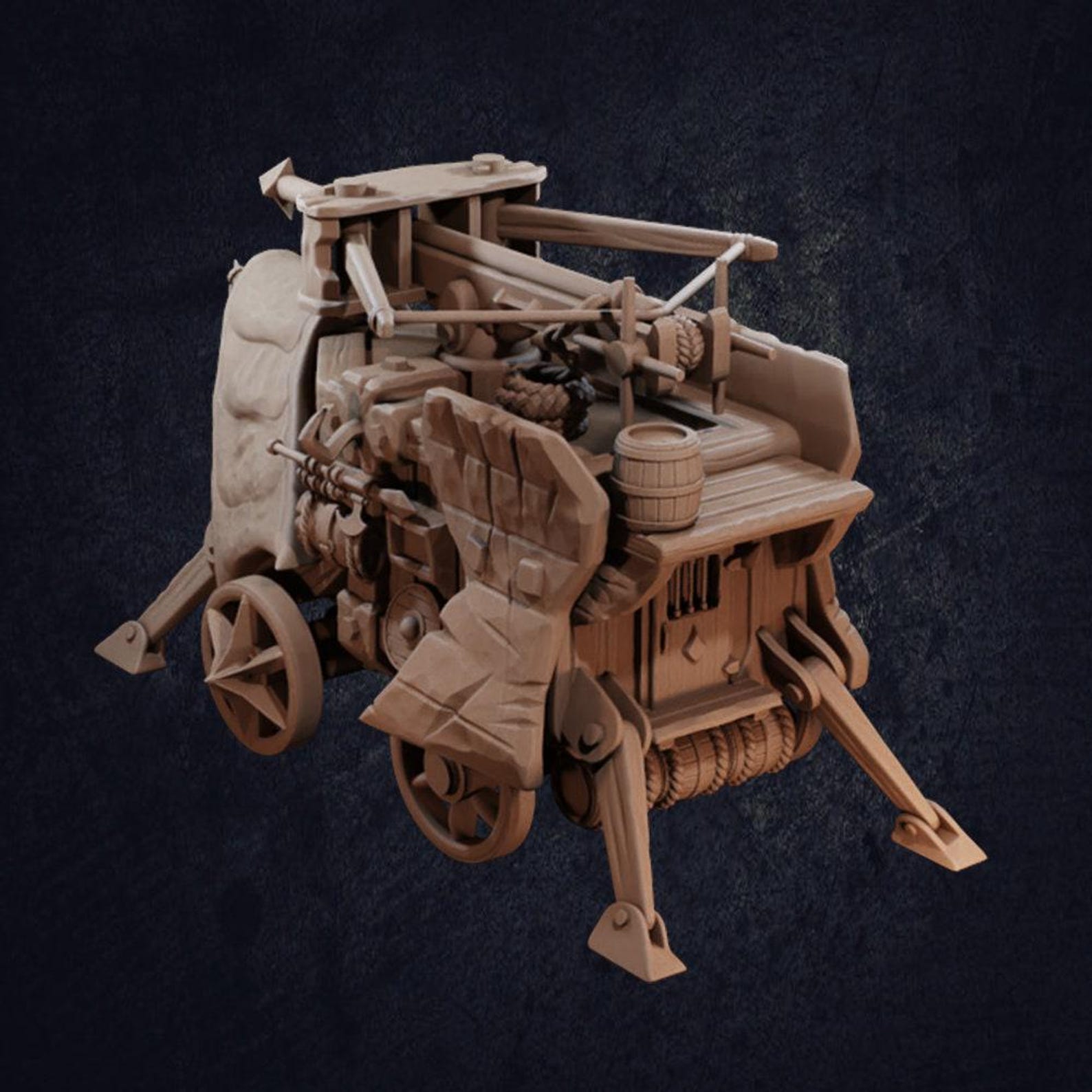 D&D Large Ballista Wagon | RPG Model | by Dragon Trappers Lodge - Etsy
