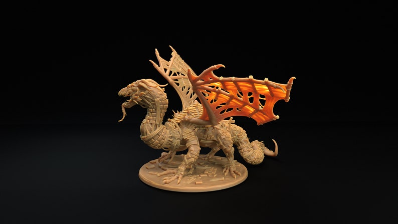 D&D Dragon Mimic RPG Model Dragon Mimic by Dragon Trappers - Etsy
