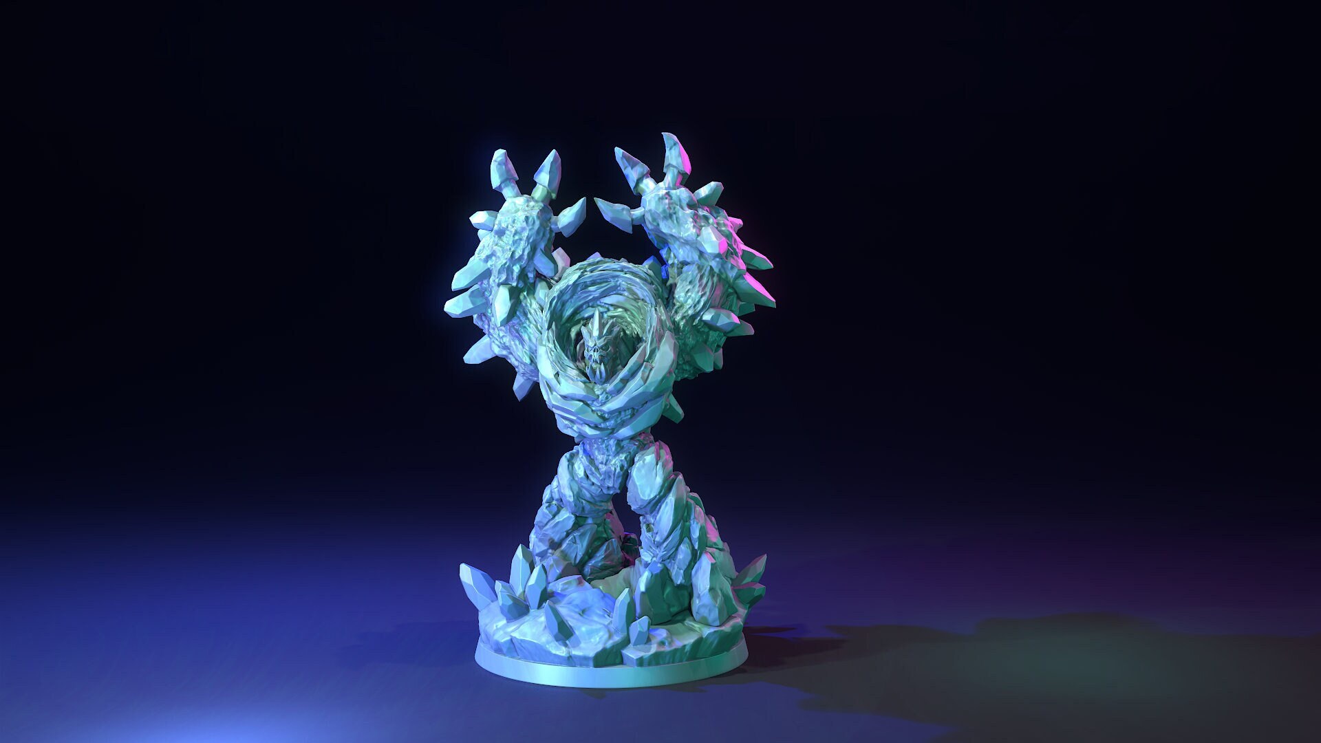 D&D Ice Elemental RPG Model by Dragon Trappers Lodge - Etsy