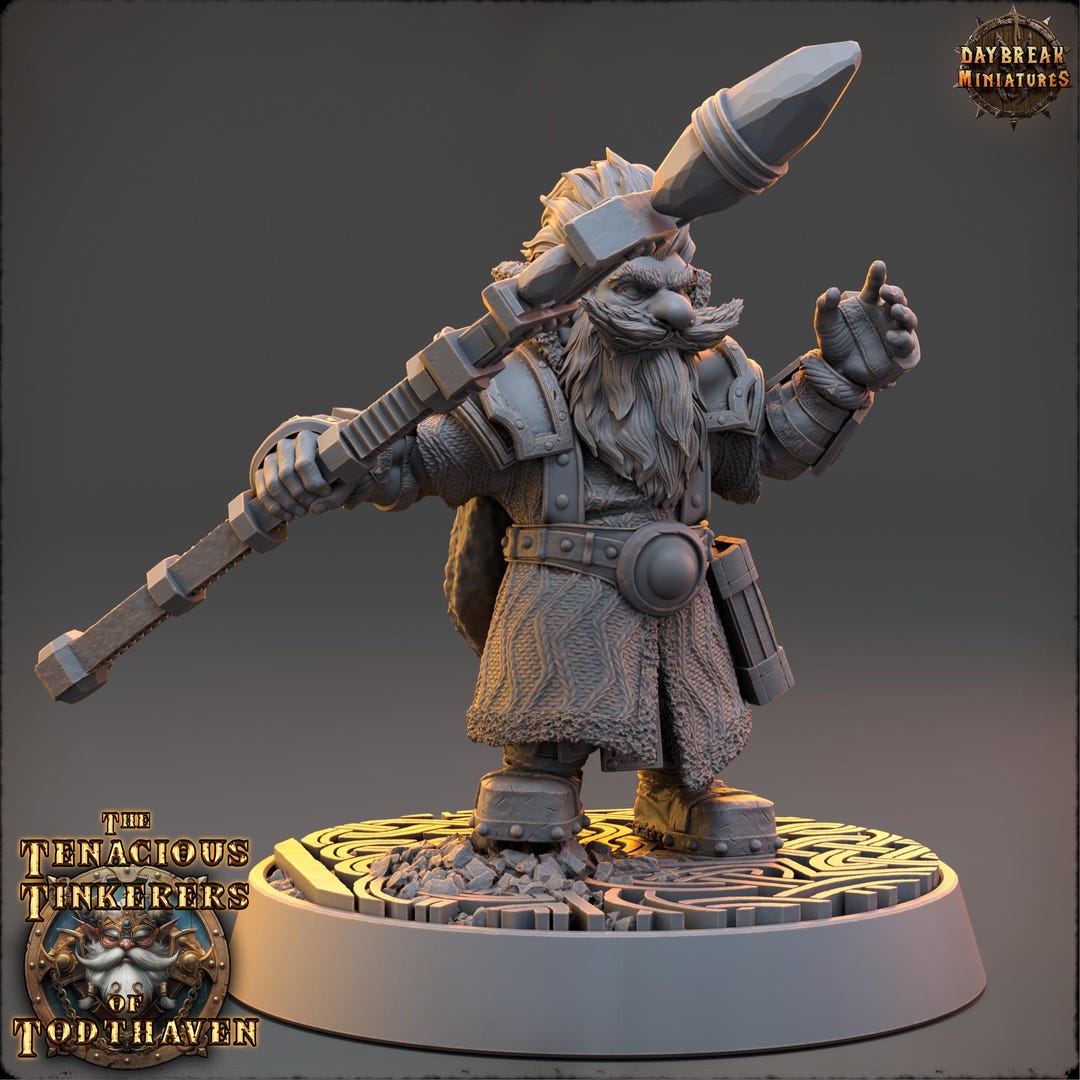 D&D Gnome Artificer / Wizard | RPG Model | Heinrich Coppercoil, Duke of ...