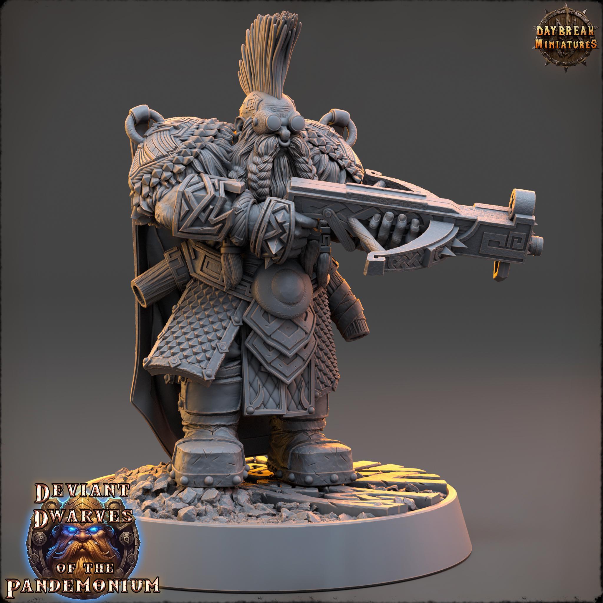 D&D Dwarf Crossbow Sharpshooter | RPG Model | Jagno the Impaler | by ...