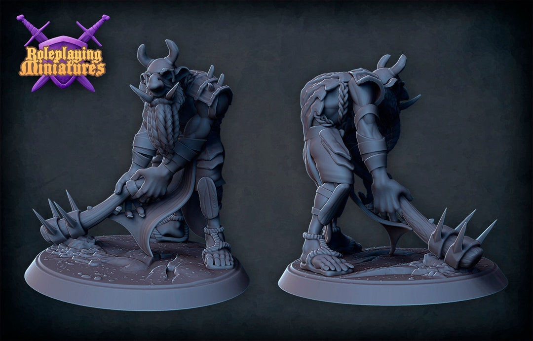 D&D Troll Brute RPG Model Troll Warrior Roleplaying Miniatures - Etsy