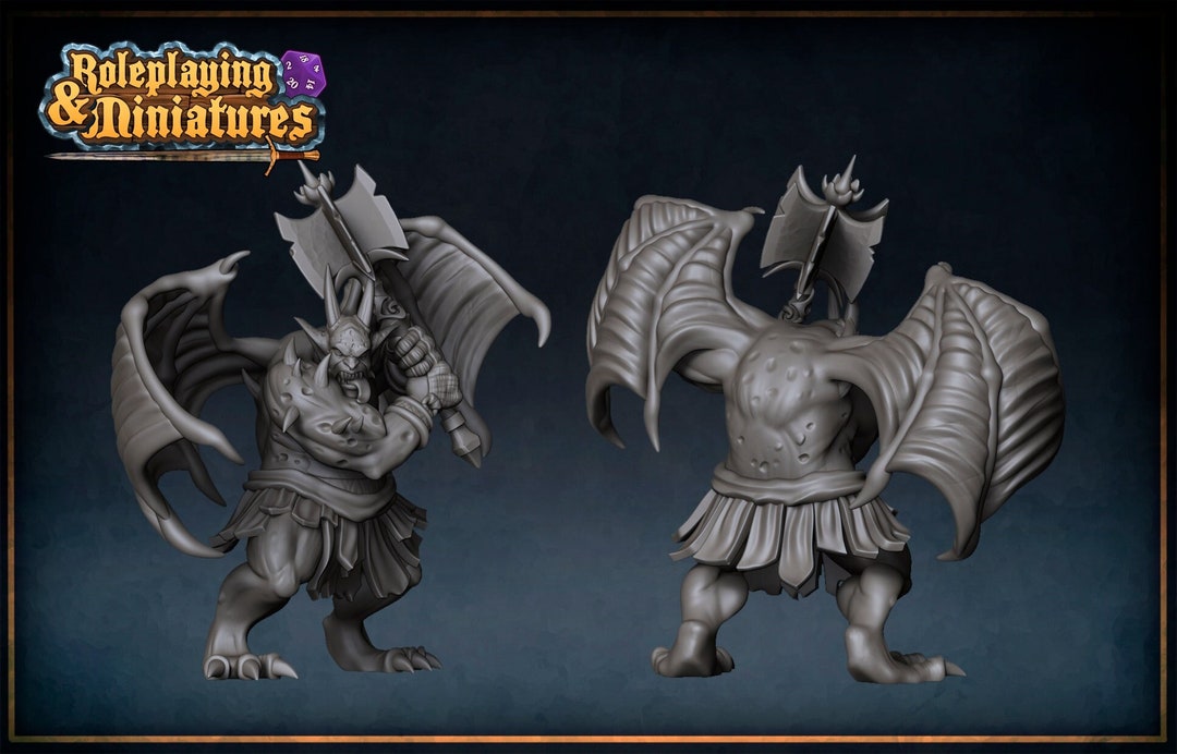 D&D Nycaloth RPG Model Nycaloth by Roleplaying Miniatures - Etsy