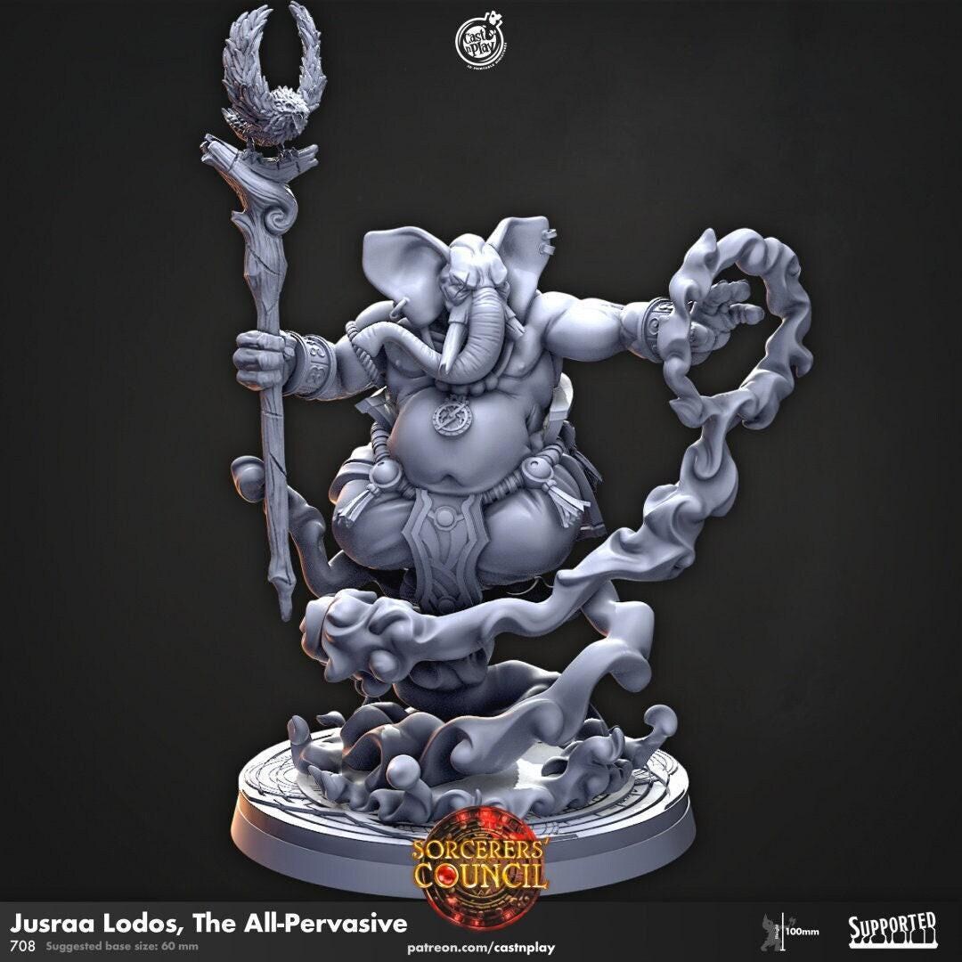 D&D Loxodon Sorcerer | RPG Model | Jusraa Lodos, the All-pervasive | by ...