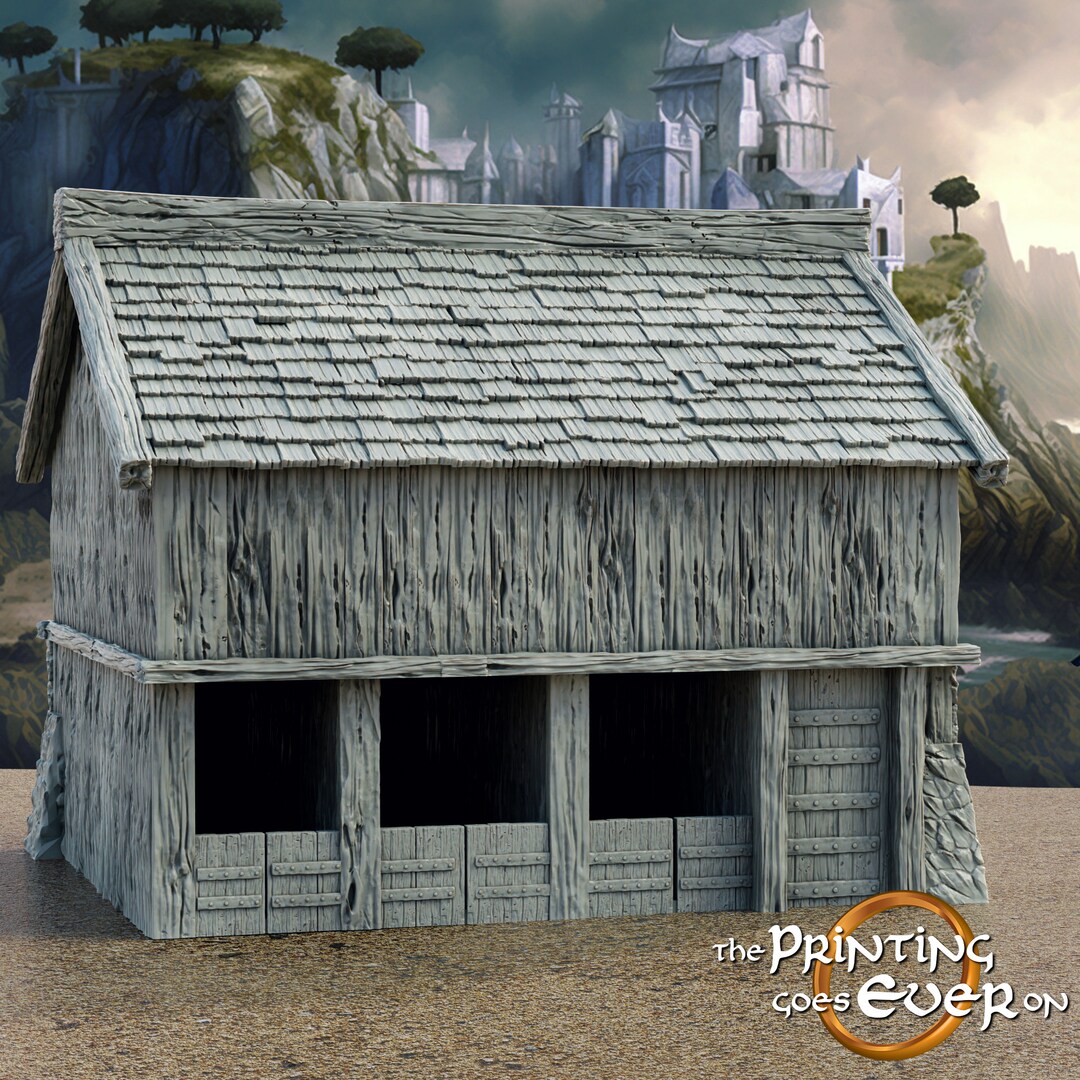 D&D Stables Scenery RPG Model Stables Terrain by the Printing Goes Ever ...