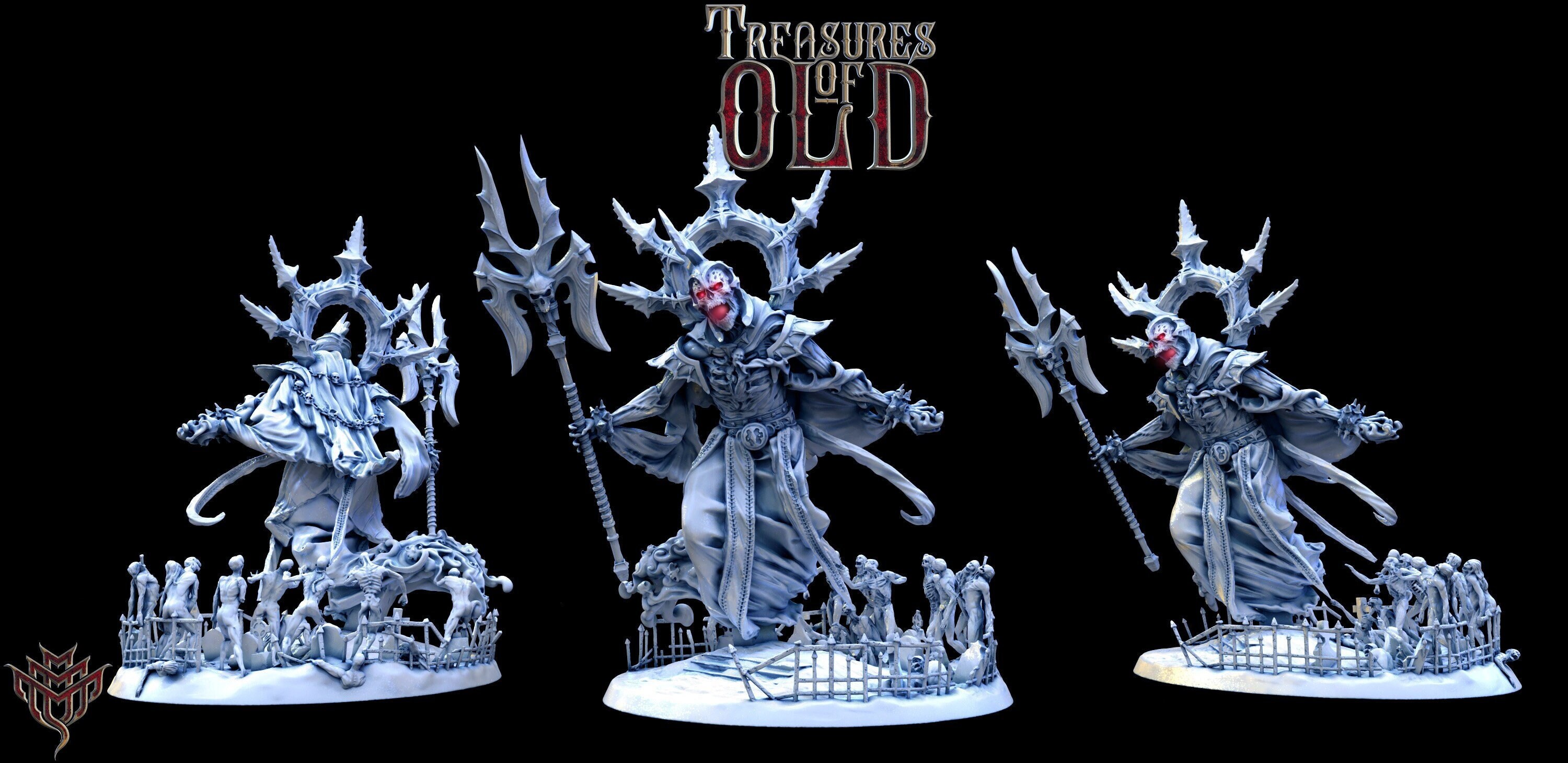 D&D Lich / Necromancer RPG Model Lich Giant by Mini - Etsy Australia
