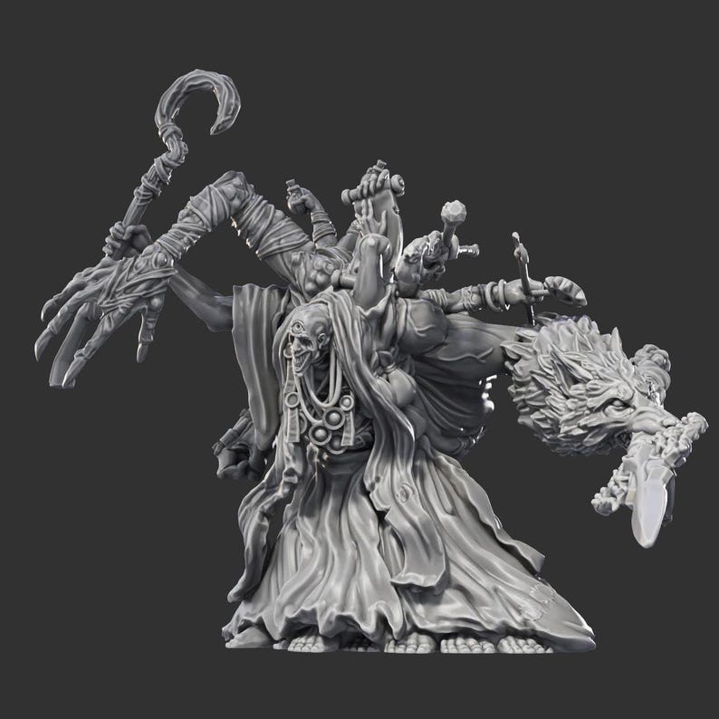 D&D Corrupted Mechanical Priest | RPG Model | the Collector | by ...
