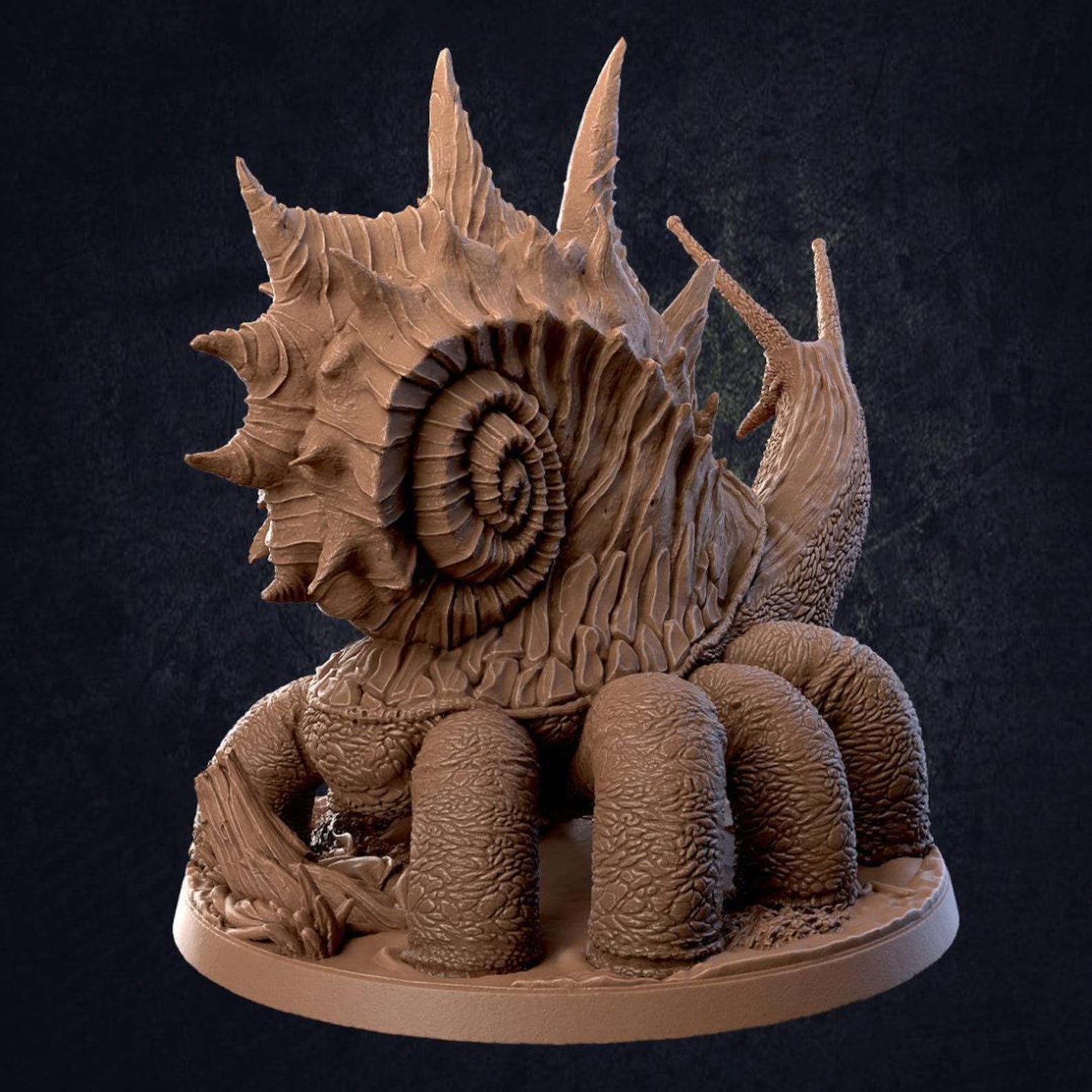 D&D Plodtrodder Snail | RPG Model | by Dragon Trappers Lodge - Etsy