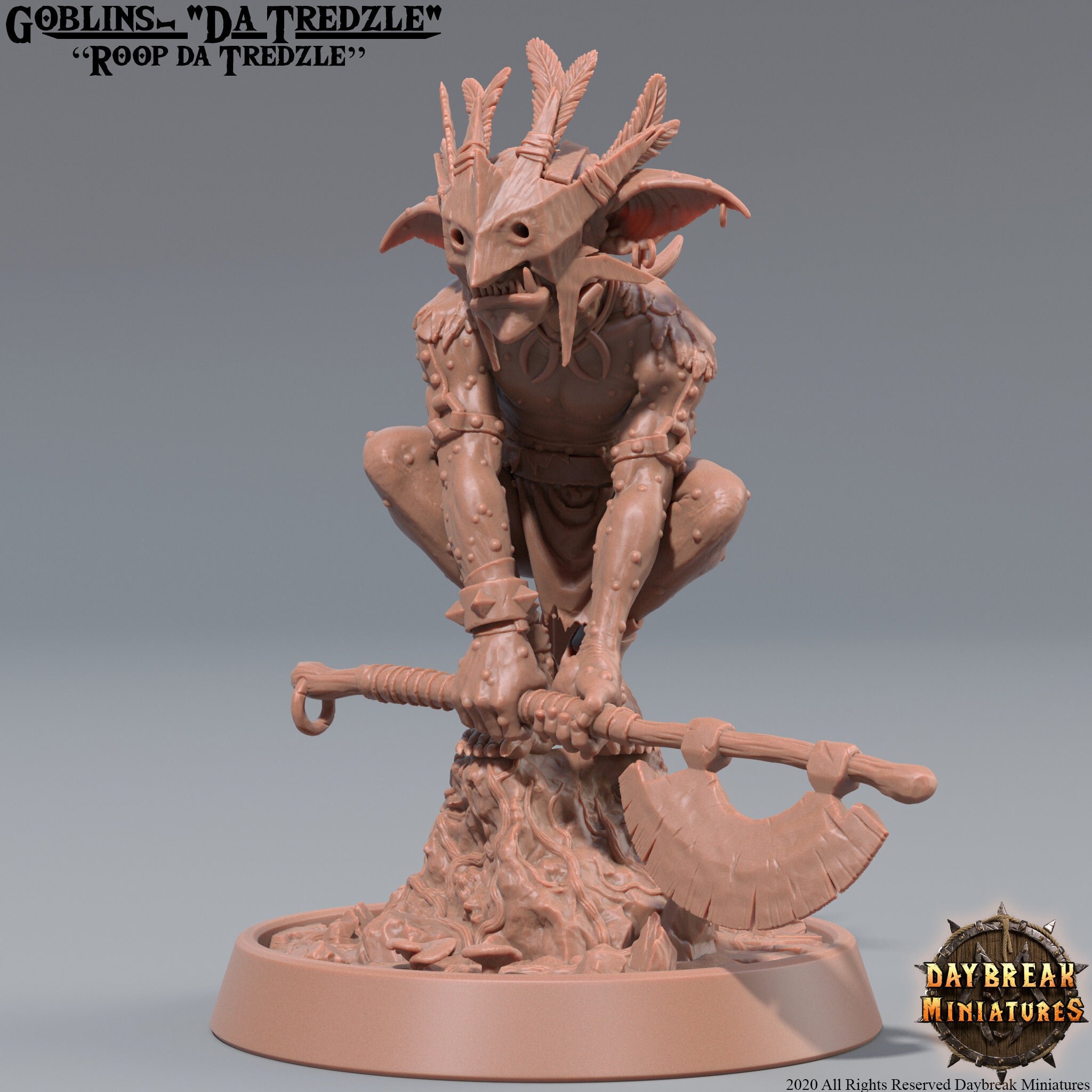 D&D Goblin / Pathfinder Miniature RPG Model Roop Da - Etsy Australia